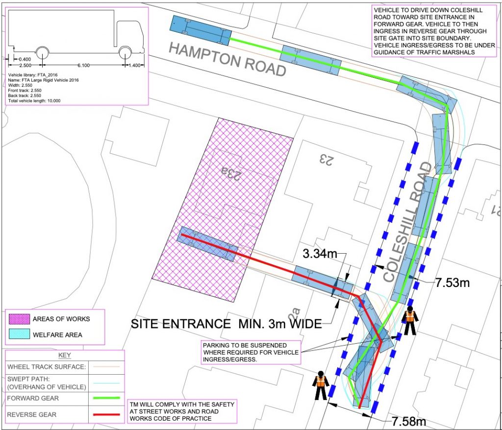 Optimal Traffic Flow with Swept Path Analysis